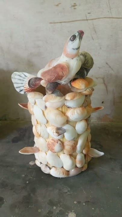 I Made Designs From Shells සිප්පිකටු වලින් මම කරපු නිර්මාණ Shells Myart Viralshort 👍👍 Youtube