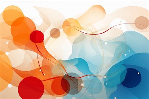 Premium Ai Image Colorful Vector Art Of Abstract Pattern Of Overlapping Ai Generated