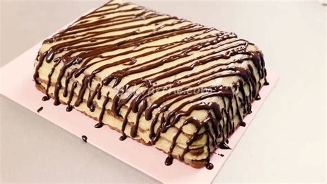 Лесен и вкусен бисквитен торт с шоколад