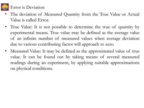 Errors In Measuring Instrumentsppt