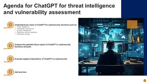Agenda For Chatgpt For Threat Intelligence And Vulnerability Assessment Ai Ss V Ppt Template