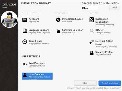 Oracle Linux 9 Ol9 Installation Oracle Base