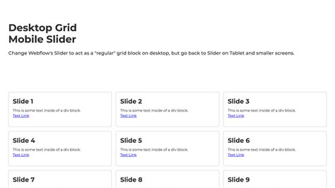 Tiny Resources Desktop Grid Mobile Slider