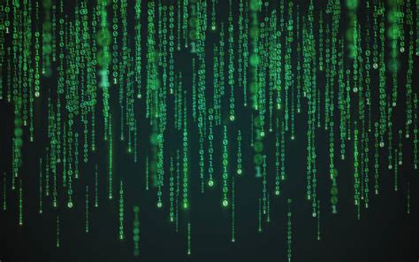 Green Matrix Code Wallpaper