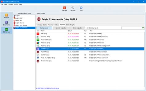 Delphi Mru Project Manager I Made This Delphi Praxis En