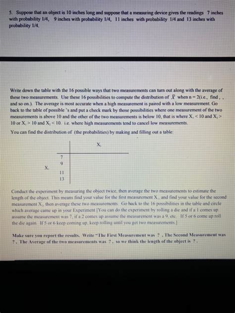 solved 5 suppose that an object is 10 inches long and