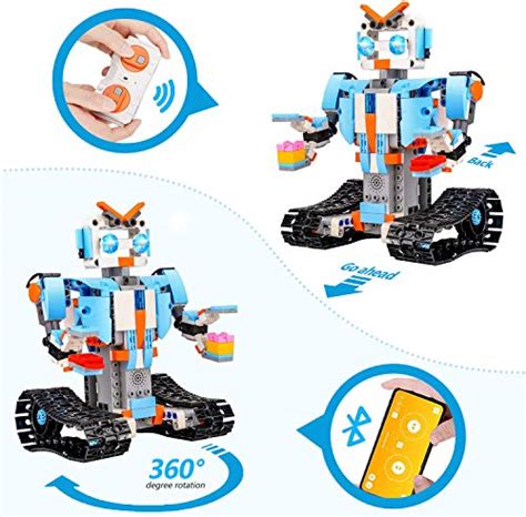STEM Building Blocks Robot, Remote and APP Controlled Robot Creative ...