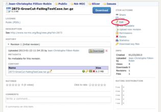 Documentation Nightly Report A Problem UploadData Slicer Wiki