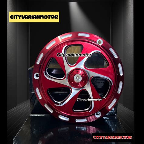 Jual SPINER PROMO CNC COVER PELINDUNG KIPAS RADIATOR CNC VESPA SPRINT PRIMAVERA LX S SCOOPY