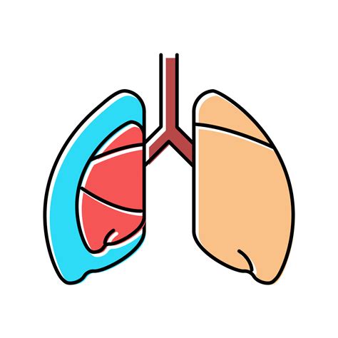 Pneumothorax Disease Color Icon Vector Illustration 18994342 Vector Art At Vecteezy