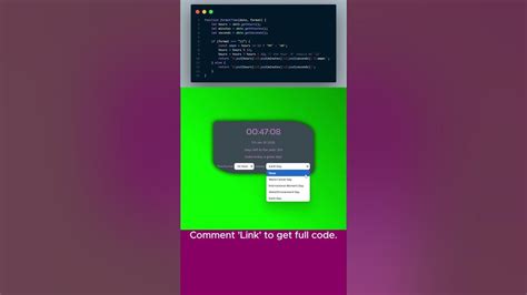 Simple Digital Clock Html Css And Js Youtube