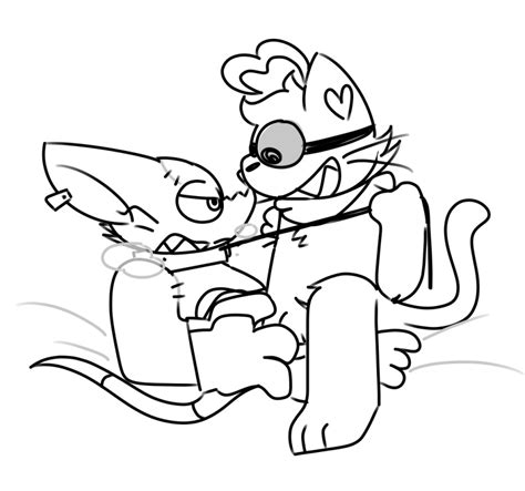 Rule 34 Feline Leash Leash And Collar Leash Pull Leashed Mad Rat Character Mad Rat Mad Rat