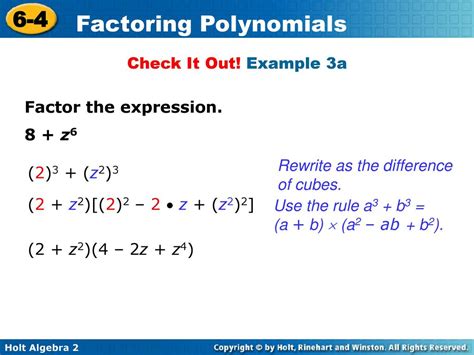 Factoring Polynomials - ppt download