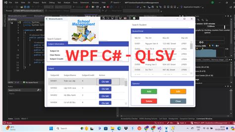 Wpf C Chương Trình Quản Lý điểm Cho Sinh Viên Code Basic
