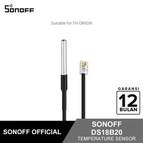 Jual Sonoff Smart Temperature Sensor Ds18b20 Wts01 Sensor Suhu Air