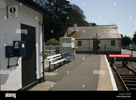 Buffer Stops At The End Of The Liskeard To Looe Branch Line At Looe Station Cornwall With