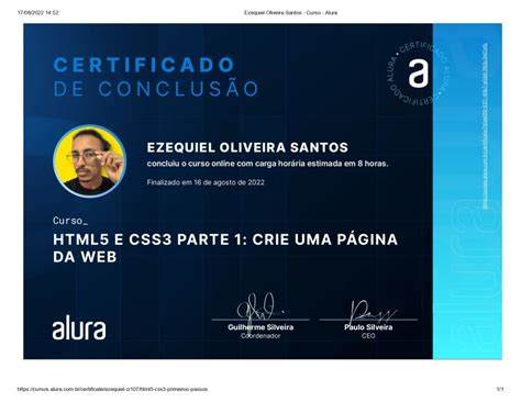 Html Css Alura Ezequiel Santos