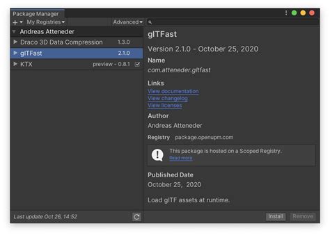 Script Files Are Not Imported Into Unity F Issue Atteneder GlTFast GitHub