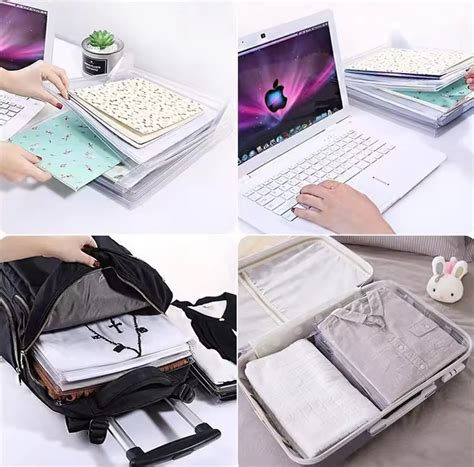 Лоток для зберігання документів футболок Органайзер для одягу Ezstax 10 шт краща ціна Id