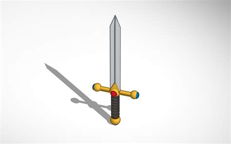 3d Design Sword Tinkercad