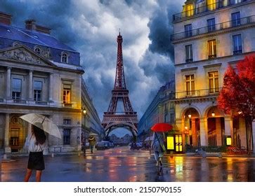Rainy Paris Streets