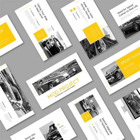 Шаблон презентации для рекламы Mod Project Biecom Market