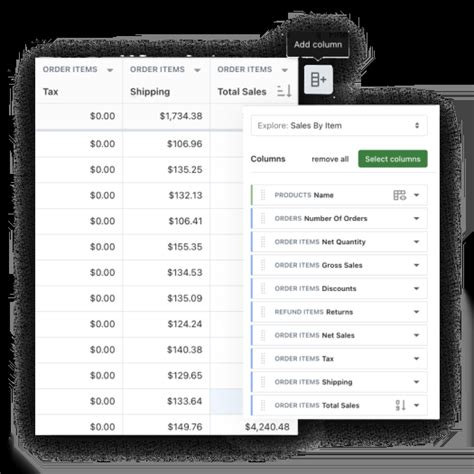 Shopify Custom Reports Mipler Reports