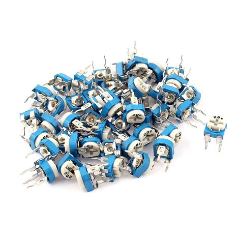 200k Ohm Pcb Preset Variable Resistor Trimmer Potentiometer Blue White Hacktronics 200k Ohm Pcb Preset Variable Resistor Trimmer Potentiometer Blue White Hacktronics