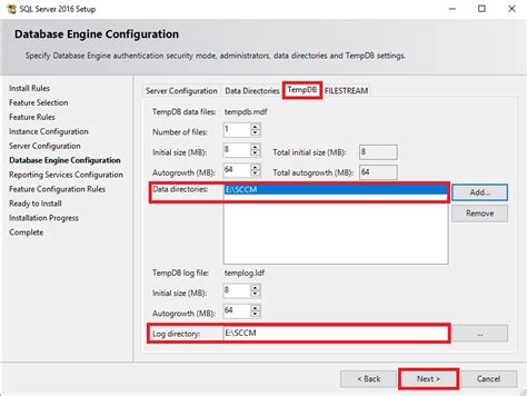 Installing Sql Server 2016 For Configuration Manager Deployment