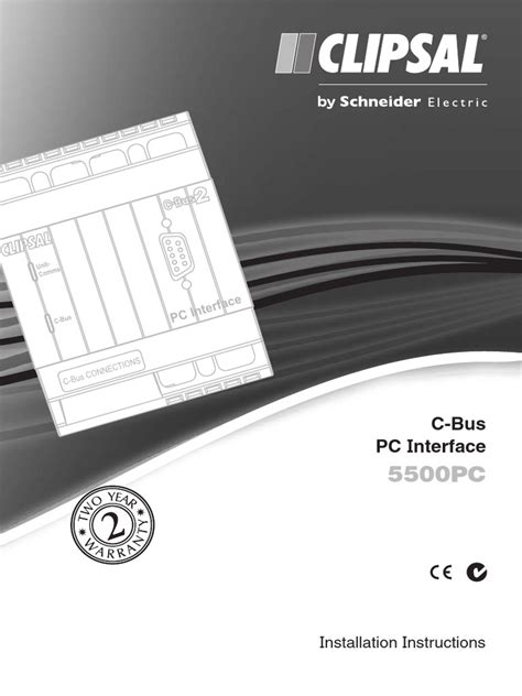 Clipsal C Bus 5500pc Pc Interface Installation Pdf