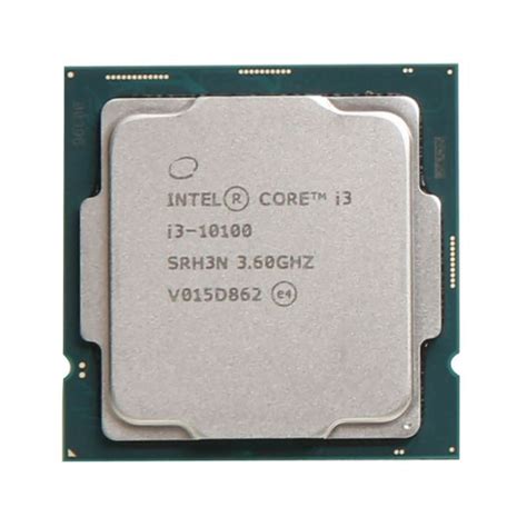 Intel Core I3 10th Gen I3 10100 Processor 4 Core 8 Thread 4 3Ghz Max Turbo LGA1200 CPU With Heat
