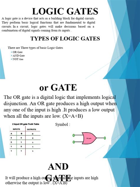 logic gates pdf