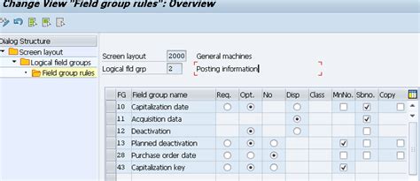 Define Screen Layout For Asset Master Data S ALR
