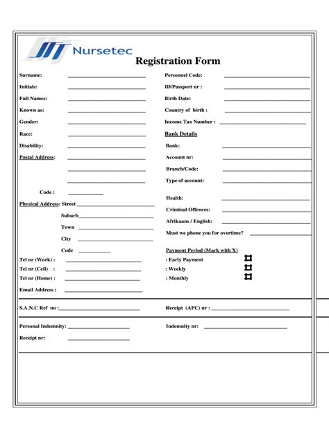 Nursetec Agency Application Form 2020 2022 Fill And Sign Printable