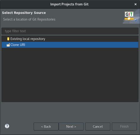 Zugriff Auf Die Git Repositories Mit Eclipse · Ct Bot Und Ct Sim
