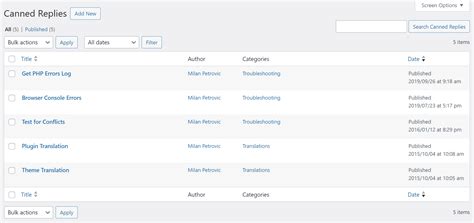 canned replies for bbpress forums dev4press knowledge base
