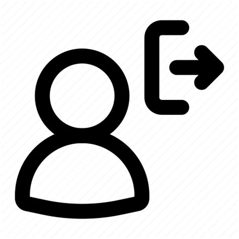 User Logout User Logout Account Profile Out Website Icon Download On Iconfinder