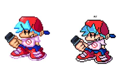 Friday Night Funkin New Boyfriend Sprite By Thespeedhedgehog On