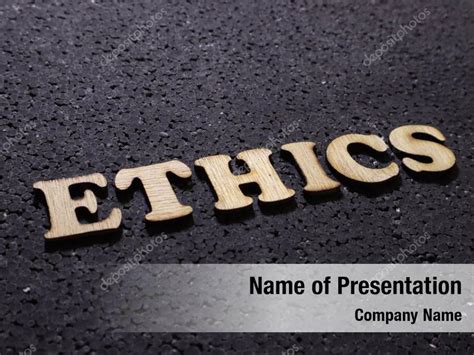 Responsibility Ethics Powerpoint Template Powerpoint Template