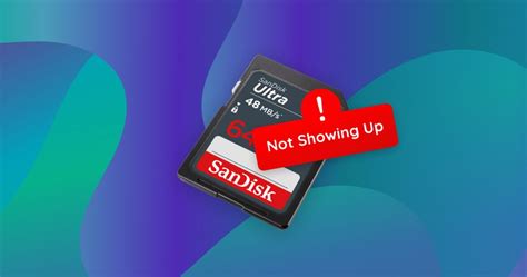 How To Fix Sd Card Not Showing Up Error On Windows 1011 Pc