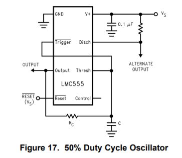 LMC555 Minimum Frequency Possible To Be Generated With LMC555 Clock Timing Forum Clock
