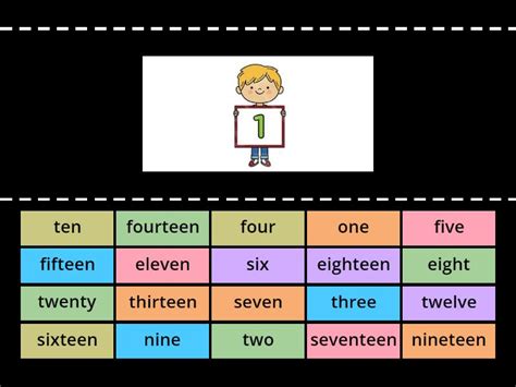 1a Numbers 1 20 Find The Match