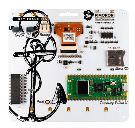 Inky Frame 4 0 Pico W Aboard Review Raspberry Pi Official Magazine