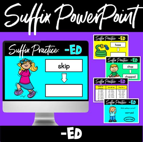 Adding Ed Suffix Rule Powerpoint Mrs Learning Bee