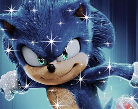 Sonic The Hedgehog Icon Glitter