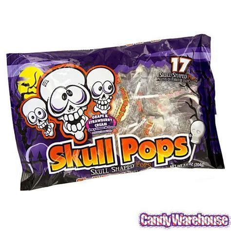 Skull Pops 15 Piece Bag Candy Warehouse