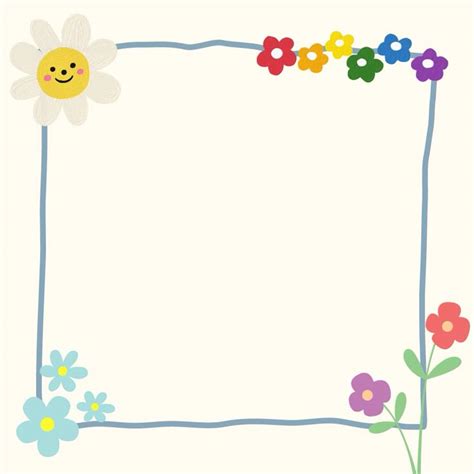 Cute Flowers Memo Pad Template Free Download