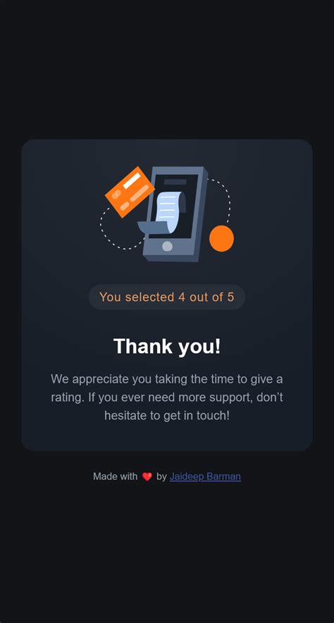 GitHub Jd Barman Interactive Rating Component