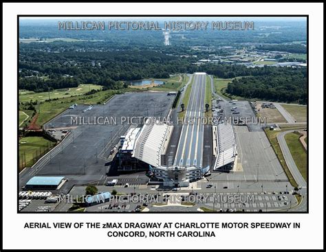 Aerial View Of The Zmax Dragway At Charlotte Motor Speedway In Concord
