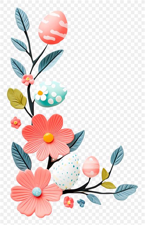 Easter Flower Easter Egg And Flower Arrangement Png 2564x3968px